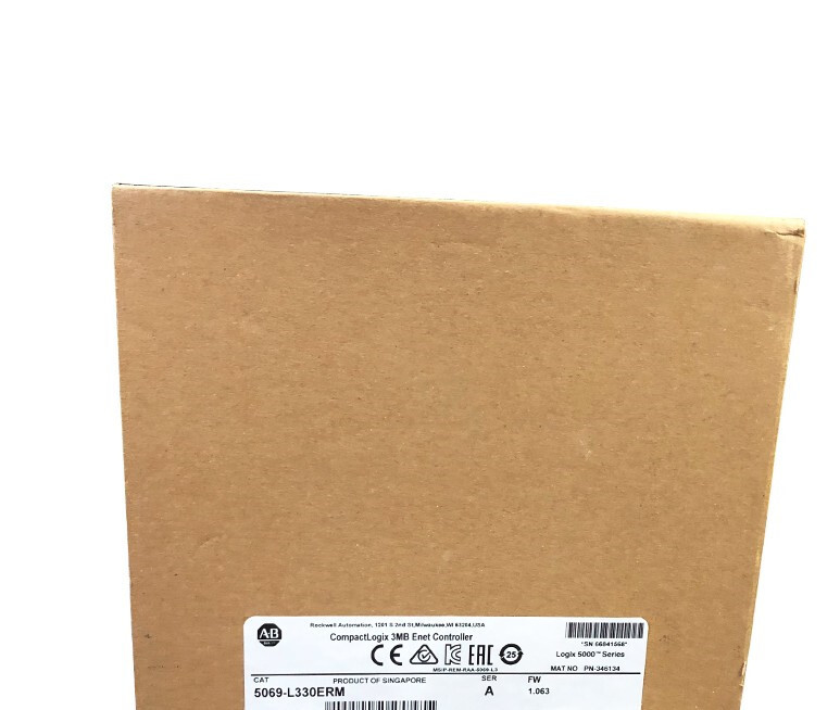 New Sealed 5069-L330ERM SER A CompactLogix 5380 3MB Enet Motion ...