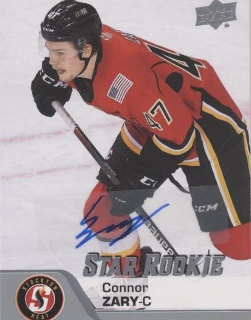 2020-21 Upper Deck AHL - Star Rookies Connor Zary #176 Autographs (AU ...