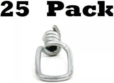 25 Pack #9 Heavy Duty Snare Swivel Trapping Supplies 25 Swivels | eBay