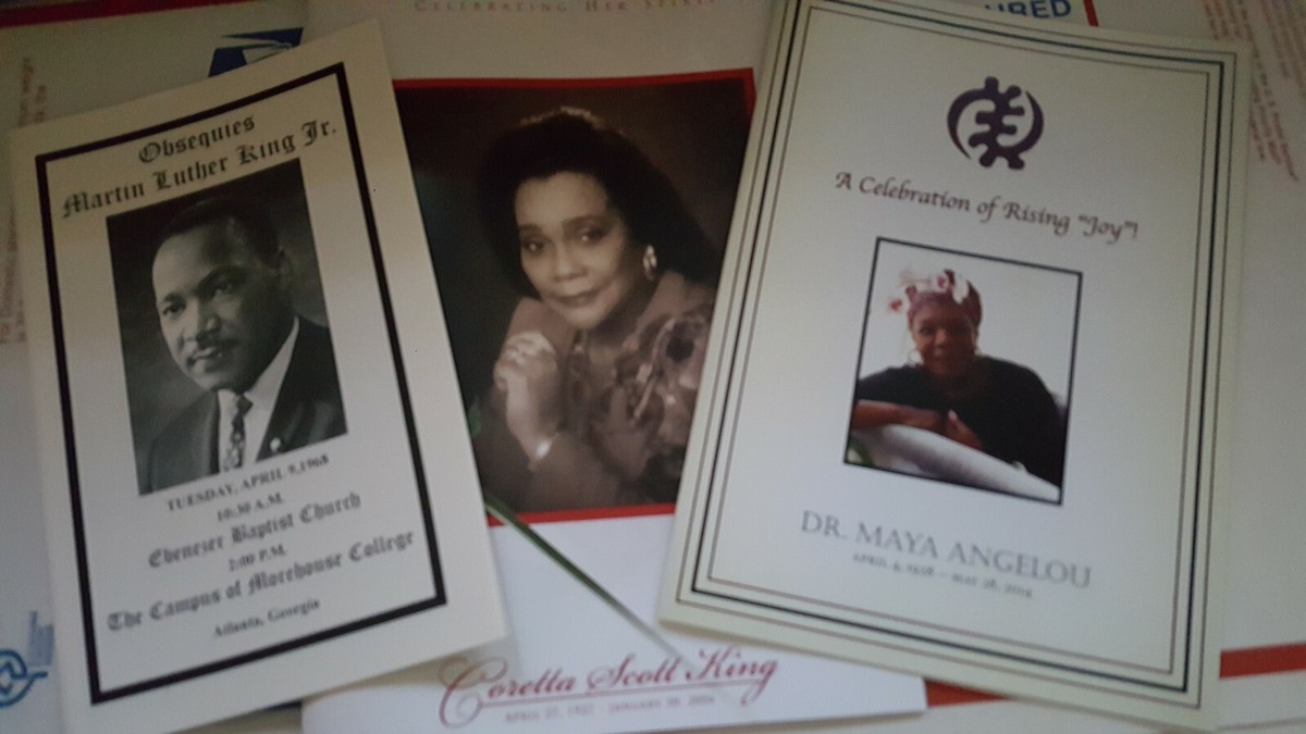 Martin Luther King Jr Funeral Program