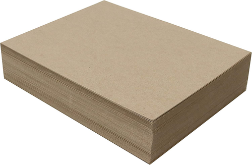 100 Chipboard Sheets 8 X 10 Inch - 22Pt (Point) Light Weight Brown ...