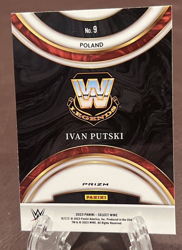 2023 Select WWE - IVAN PUTSKI *Global Icons Red Wave Prizm Asia Tmall ...