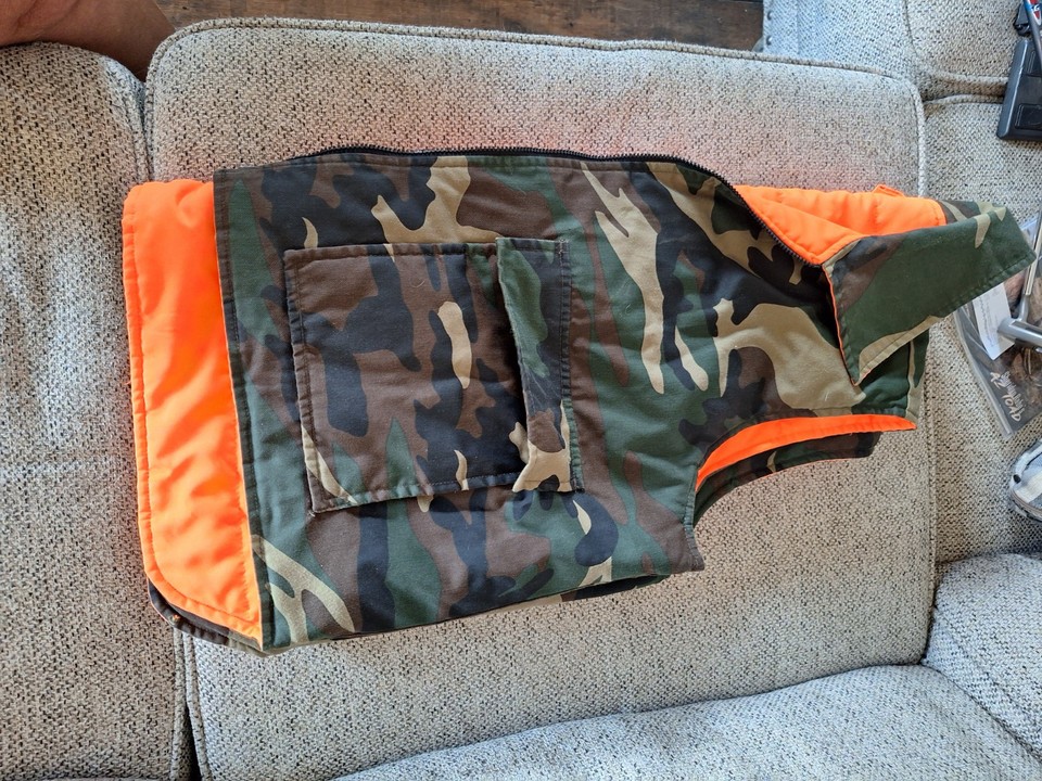 Northwest Territory Insulated Hunting Vest Camo & Blaze Orange Mens ...