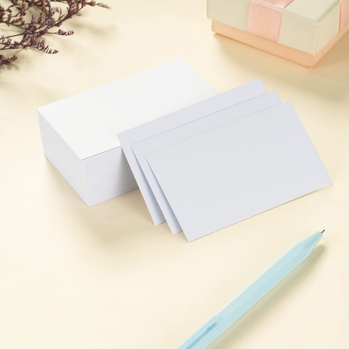 100 Pack Thick Paper Cardstock Blank Heavy Cards Stock for Invitations ...