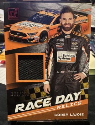 Corey Lajoie 2020 Donruss Racing Race Day Relic Fire Suit /250 NASCAR ...