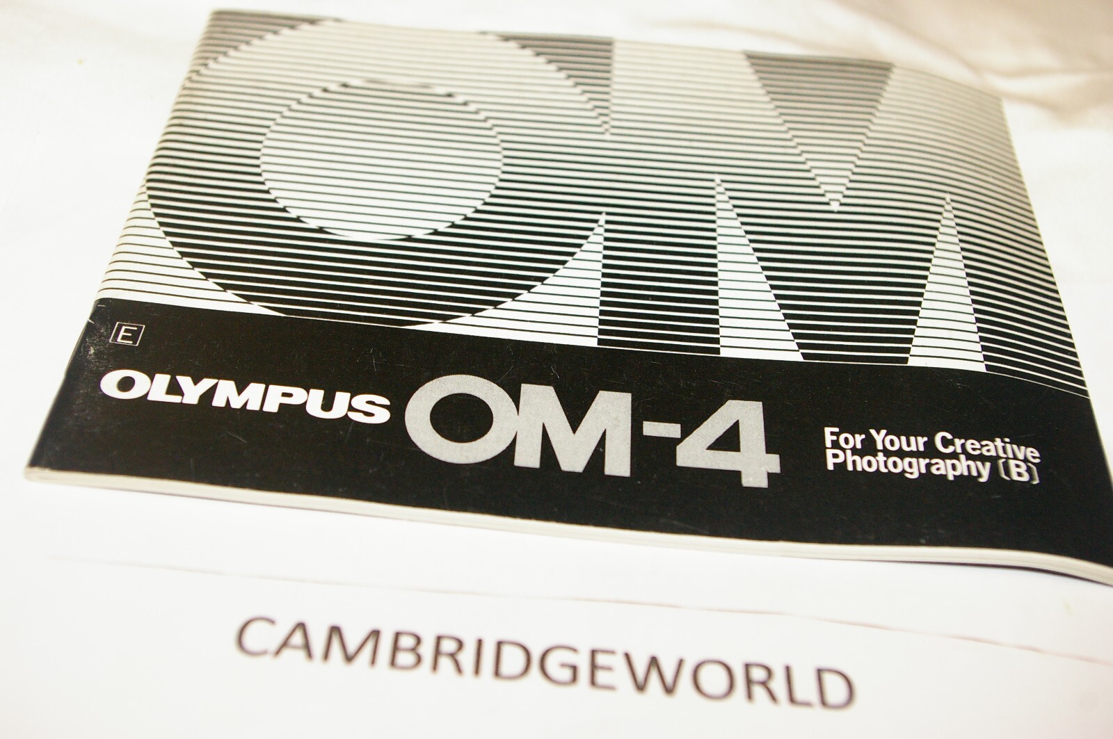 OLYMPUS OM-4 OM4 SLR CREATIVE PHIOTOGRAPHY MANUAL GUIDE BOOK ORIGINAL ...