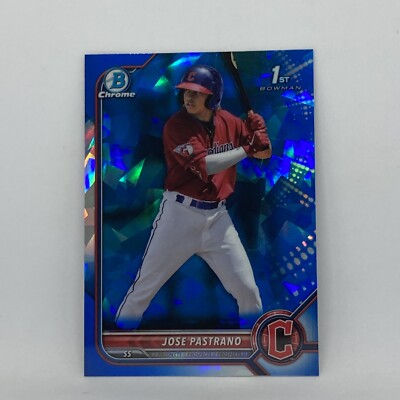 Jose Pastrano 1st Bowman Sapphire Insert 2022 Bowman Chrome Baseball # ...