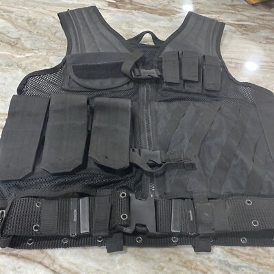 Voodoo Tactical Deluxe Universal Vest Black Mesh | eBay