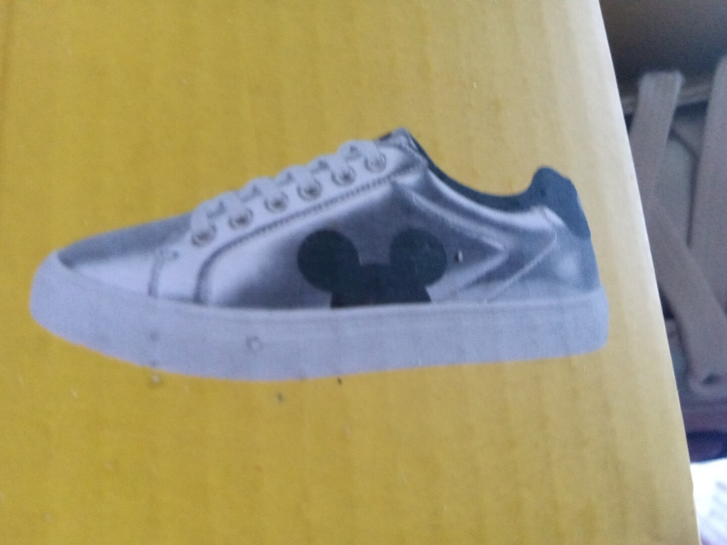 DISNEY MICKEY MOUSE SILVER CHARACTER SNEAKERS SHOES TODDLERS Sz 3 | eBay