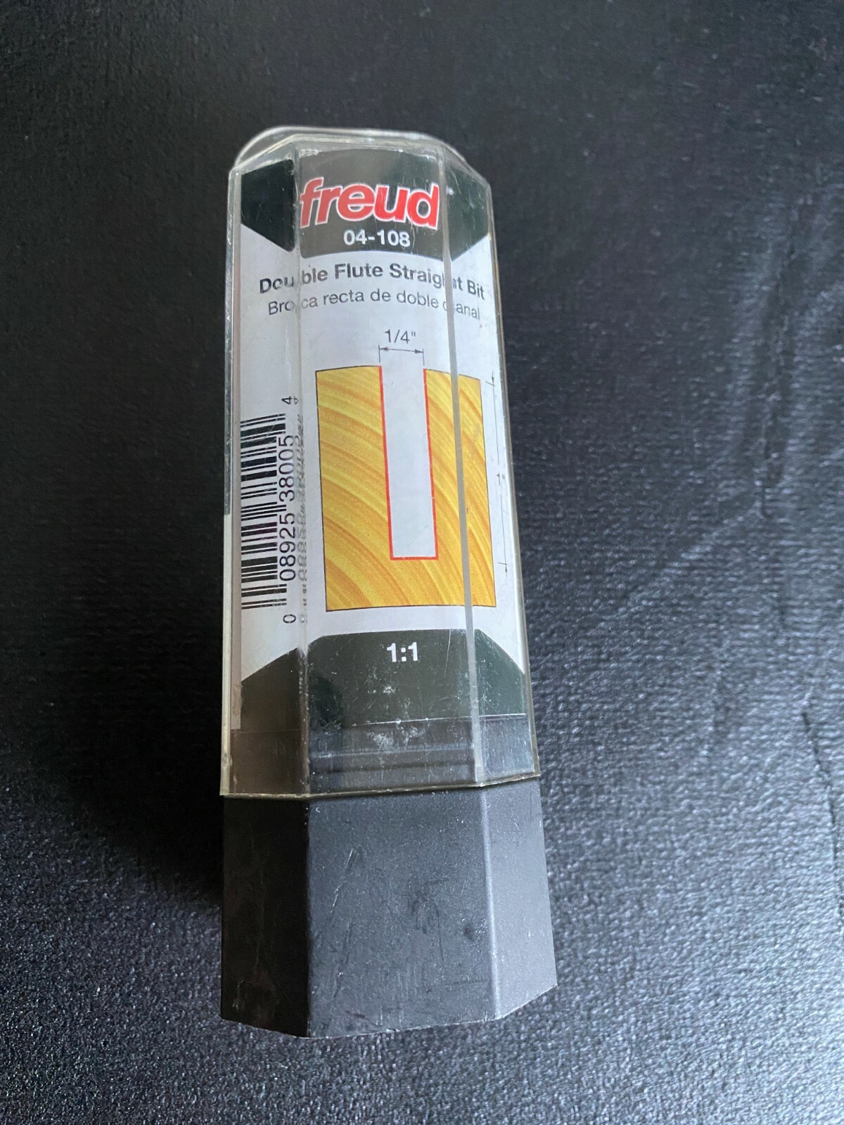 Freud 1/4 in. x 2-1/2 in. L Carbide Double Flute Straight Router Bit | eBay