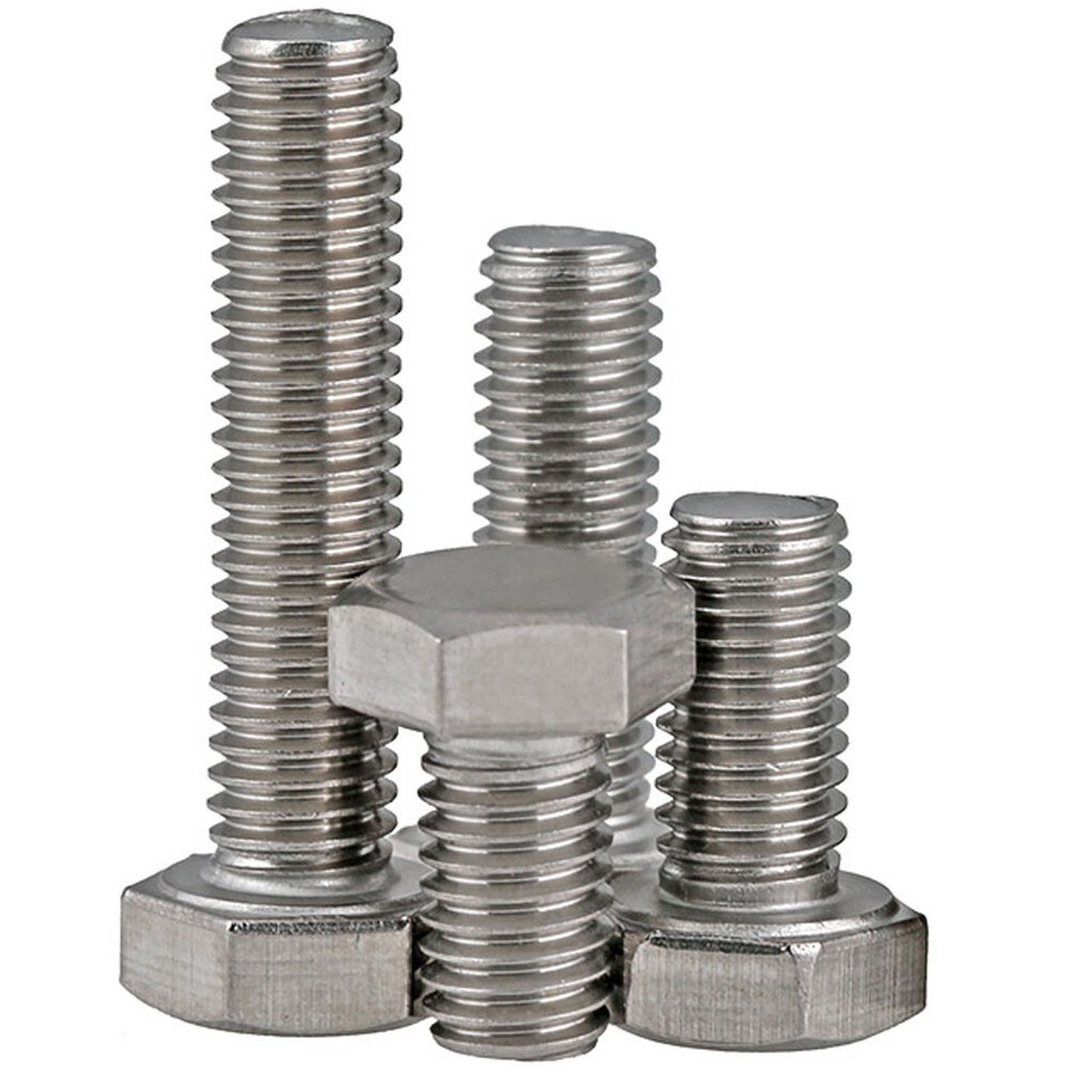 M18 x 1.5 Fine Thread Stainless Steel Fully Threaded Hex Head Bolts ...
