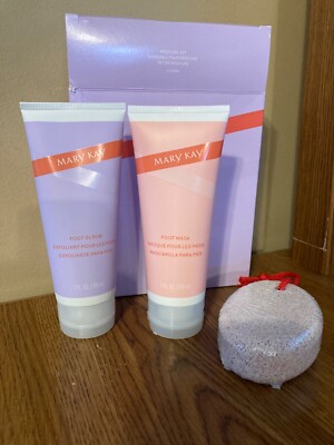 Mary Kay Pedicure Set Limited Edition 174094 Foot Scrub Foot Mask ...