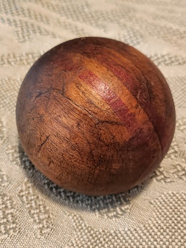 Antique Primitive Wooden Ball | eBay