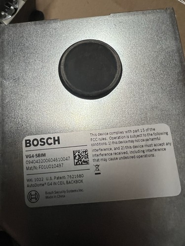 BOSCH INTERFACE BOX FOR IN-CEILING HOUSING VG4-SBIM | eBay