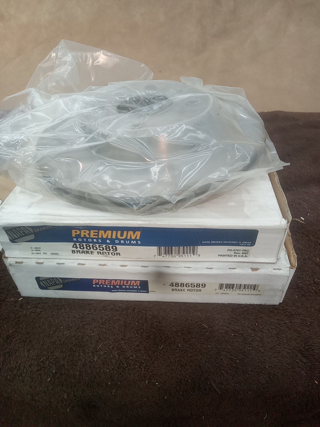 (2) Napa Premium Brake rotors 4886589 | eBay