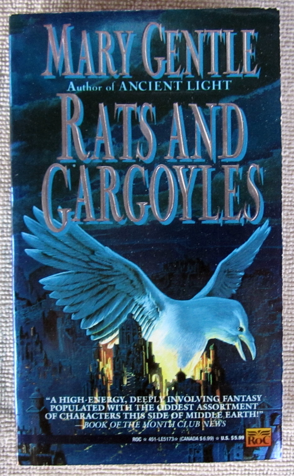 Rats and Gargoyles (White Crow Sequence #1) by Mary Gentle PB 1st Roc ...