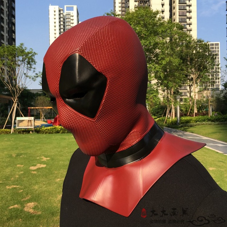 2018 Deadpool 2 Mask Cosplay X-Men Full Face Latex Helmet Halloween ...