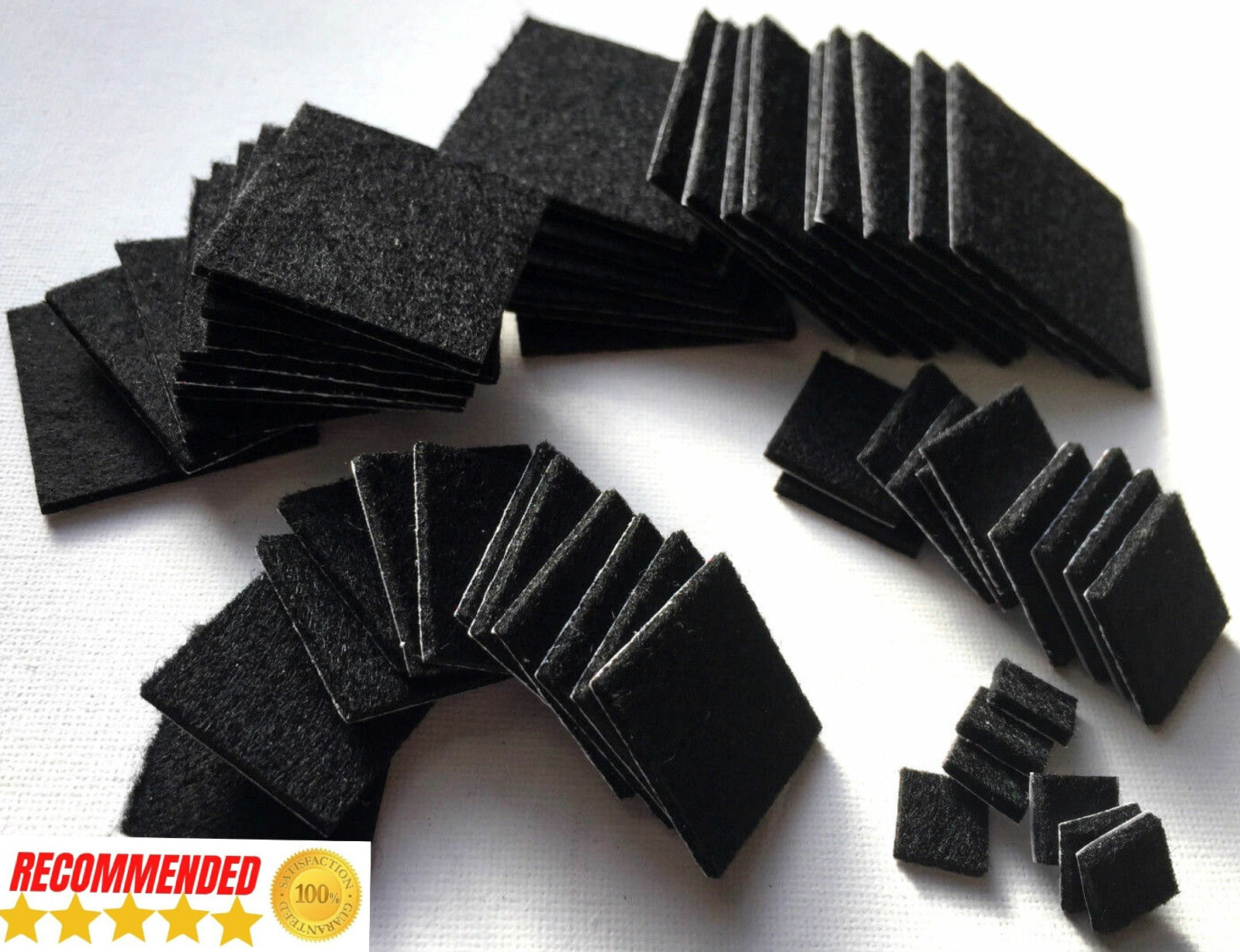 SQUARE SELF ADHESIVE FELT PAD,FLOOR,FURNITURE FEET SCRATCH PROTECTOR ...