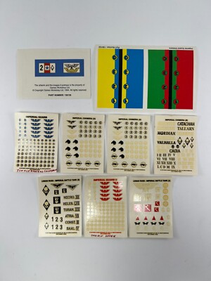 GW Warhammer 40k OOP Classic Imperial Guard Decals And Adhesive Banners ...