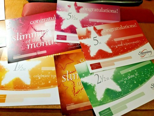 Slimming World certificate and sticker- lots of higher weight loss ...