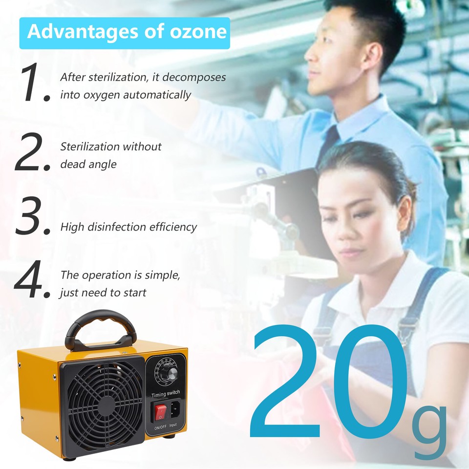 Commercial Ozone Generator Machine Industrial Pro Air Purifier Ionizer ...