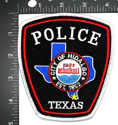 CITY OF HIDALGO TEXAS POLICE DEPARTMENT SHOULDER INSIGNIA PATCH (PD 4 ...