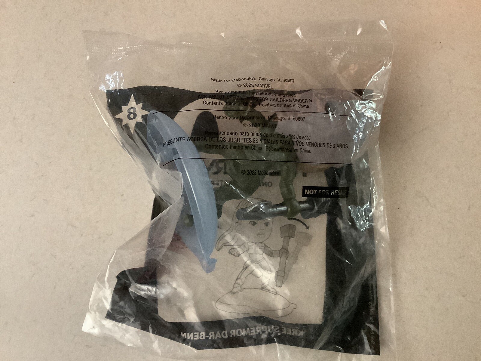 The Marvels KREE SUPREMOR DAR-BENN 2023 McDonald's Happy Meal Toy #8 ...