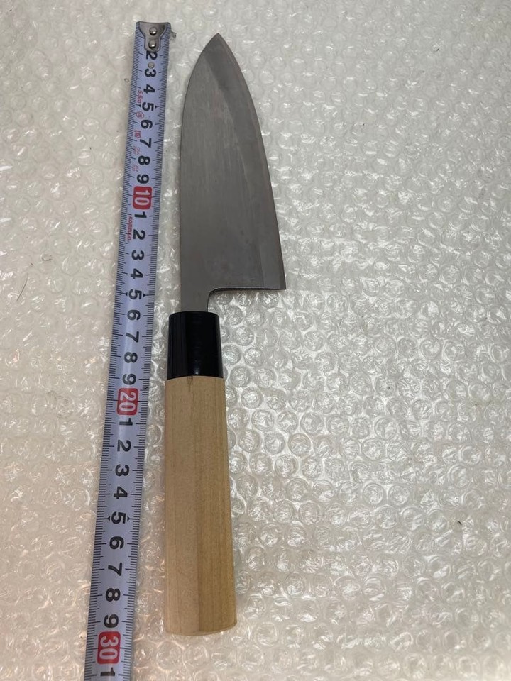 8. Deba knife, Japanese style, wooden handle, box included | eBay