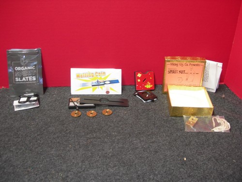 Close-Up Magic Tricks Spirit Nut, Organic Spirit Slates and Two More ...
