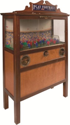 *RARE ANTIQUE* CHESTER-POLLARD "Play Football" Coin-operated Machine ...