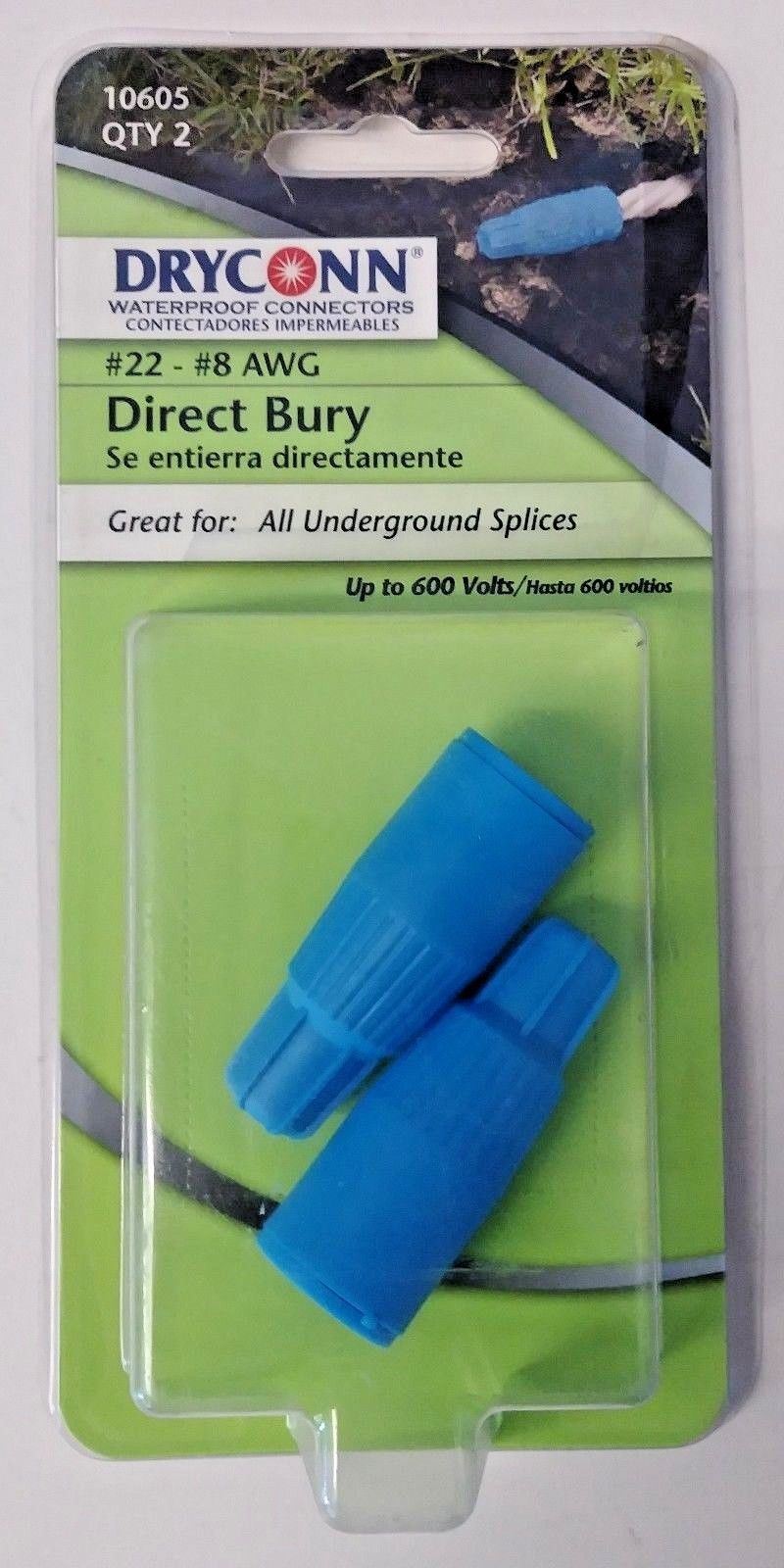Dryconn 10605 #22 - #8 AWG Direct Bury 2 Pack USA | eBay