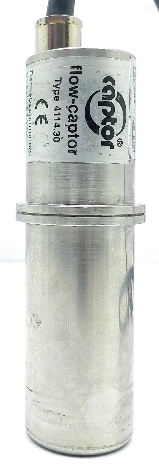 WEBER SENSORS 4114.30 FLOW-CAPTOR INDUSTRIAL SENSOR D-25377 3677 | eBay