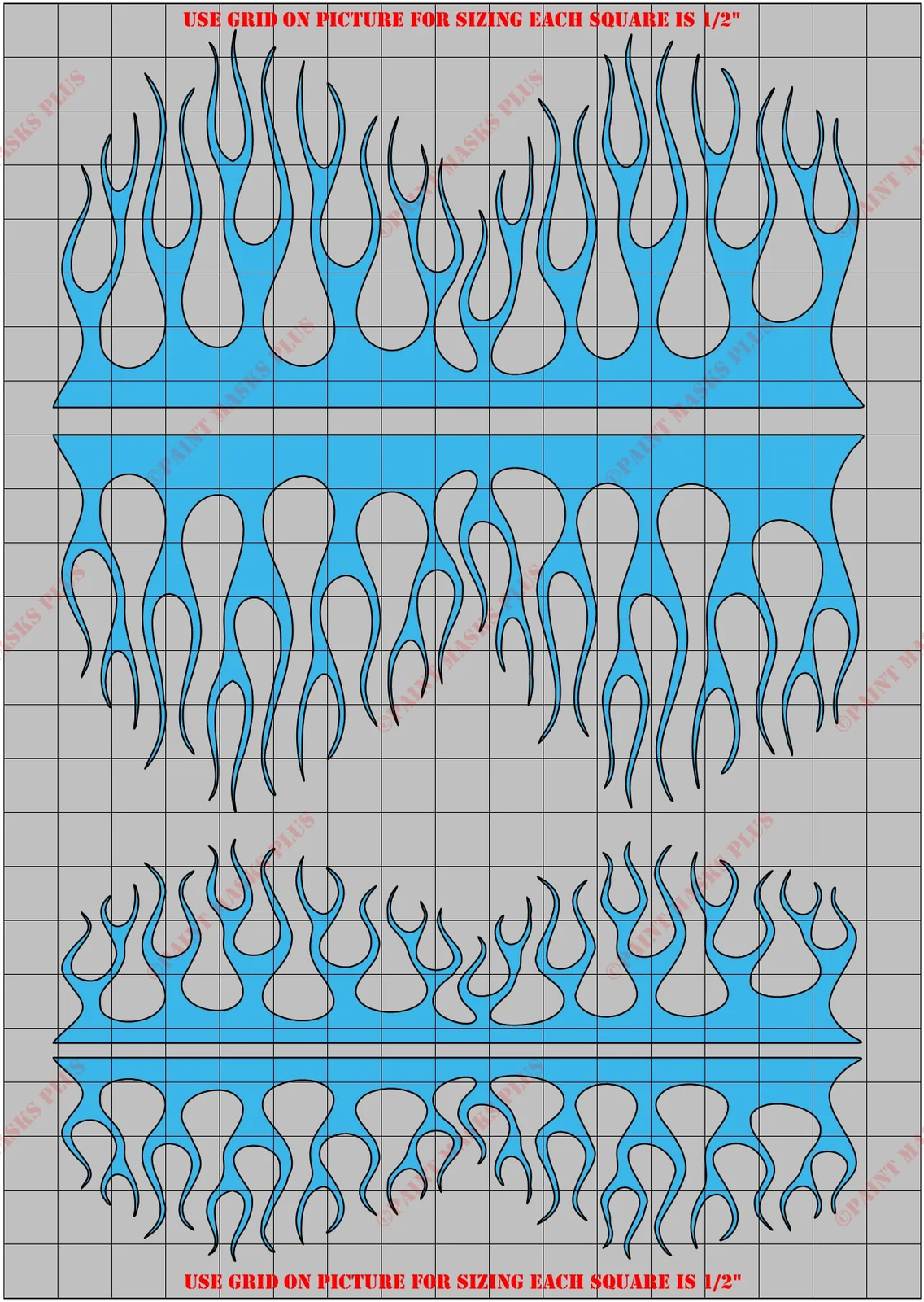 FLA1082P Flames RC Body Vinyl Paint Mask/ Stencil Kit | eBay