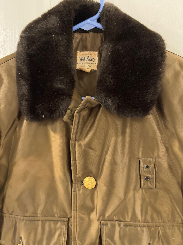 Vintage 1970's 80's Sheriff Police Bomber Jacket 38 Regular Middlesex ...