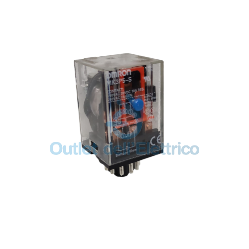 Omron MK3P5S110DC-1459 Relay ' 3SPDT,10A 110VDC,Undecal & Button Of ...