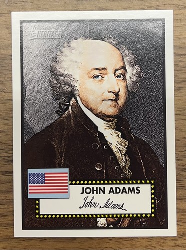 2009 Topps American Heritage American Presidents John Adams | eBay