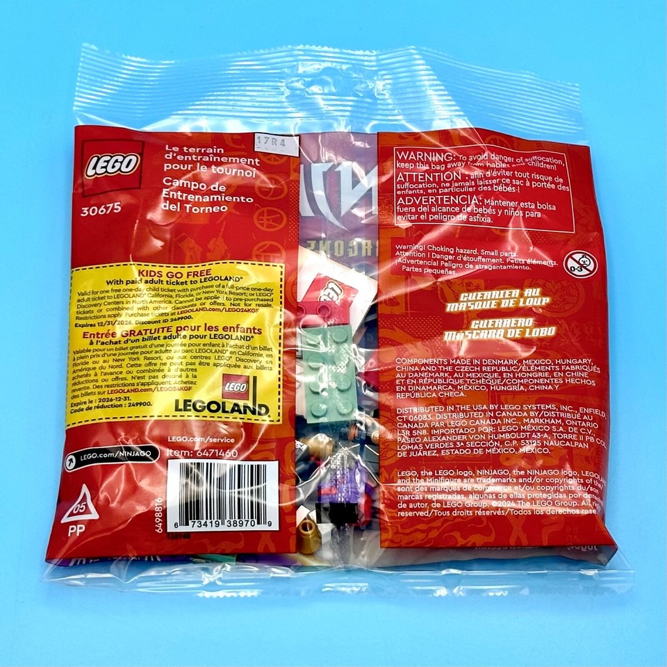 LEGO NINJAGO Dragons Rising Tournament Training Ground (30675) Cole ...