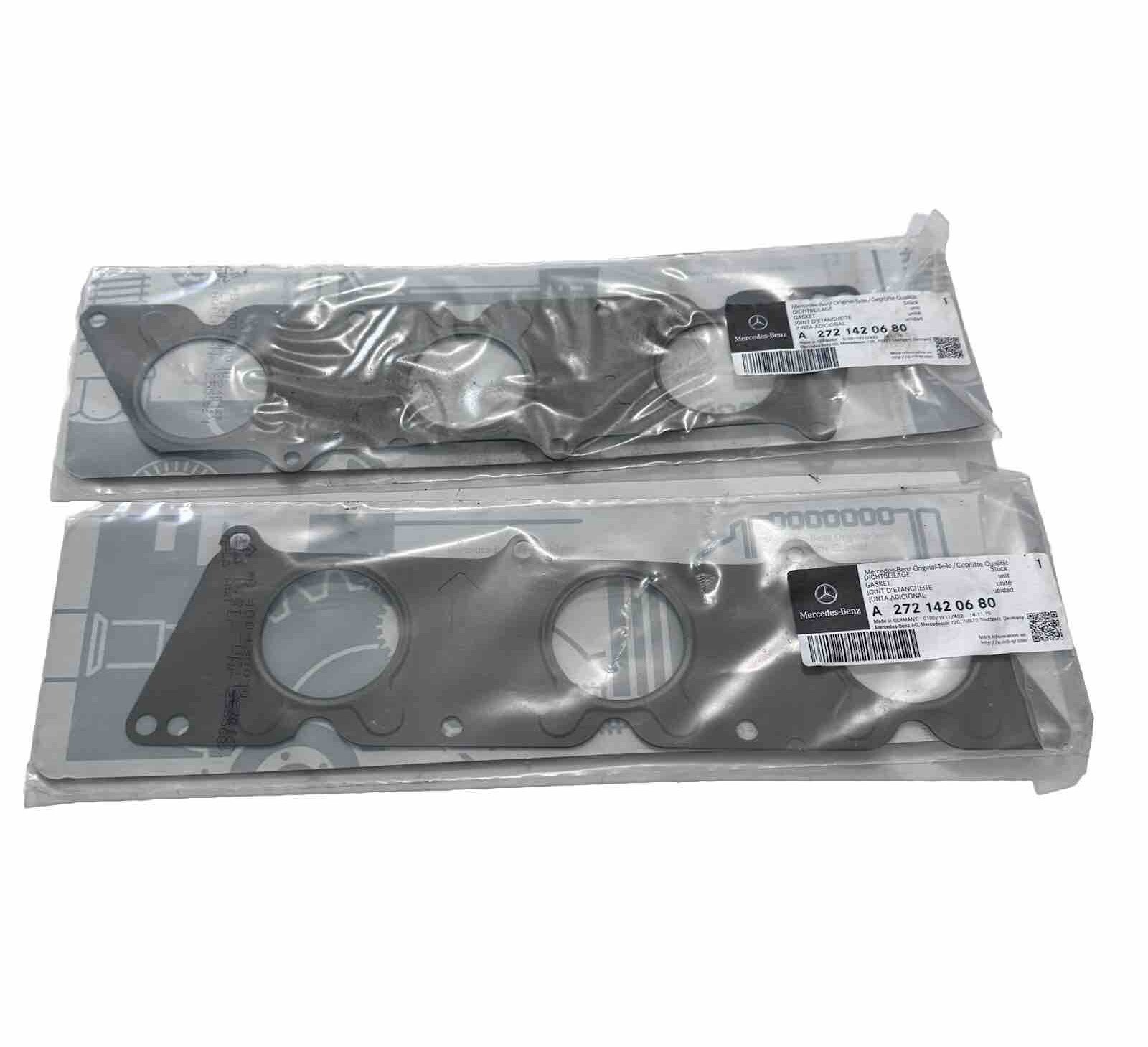 ( x2 ) New Genuine Mercedes-Benz Manifold Gaskets A2721420680 OEM | eBay