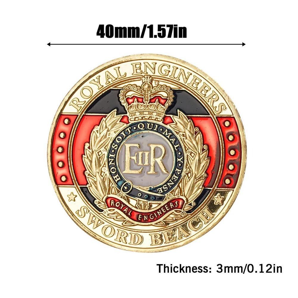 Royal Engineers D-Day Landing Gold Coin World War II | eBay UK
