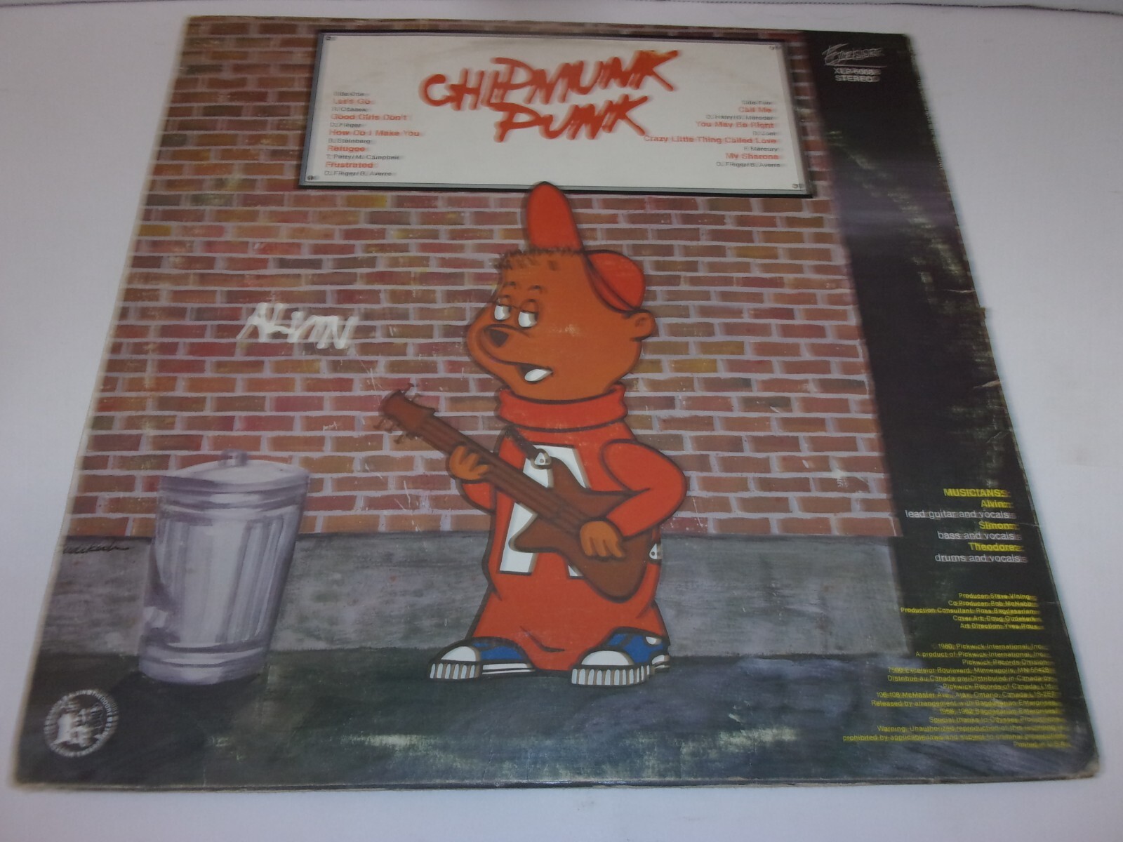 Chipmunk Punk Featuring Simon, Theodore And Alvin XLP-6008 Excelsior ...