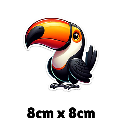 Delightful Toucan Large Beak Bird Animal Novelty Sticker Decal | eBay