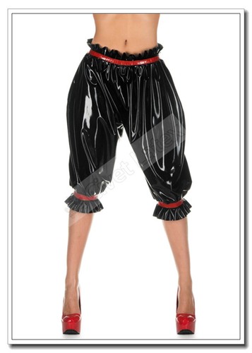 Latex Catsuit Women Stylish Medium Bloomers Trousers Pants Customize 0 ...