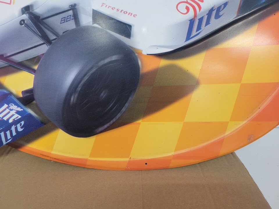 Miller Lite Beer Ready To Race Indy Car Metal Sign Miller Lite Racing ...