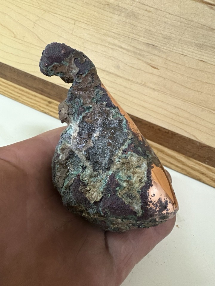 2.5 LB Polished Michigan Native Glacial FLOAT COPPER Specimen Keweenaw ...