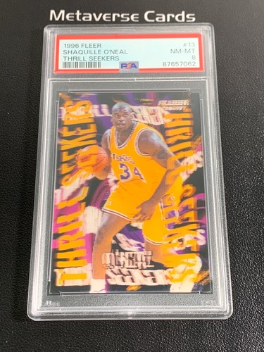 1996-97 Fleer Shaquille O'Neal Thrill Seekers 3D 13 of 15 Case Hit SSP ...