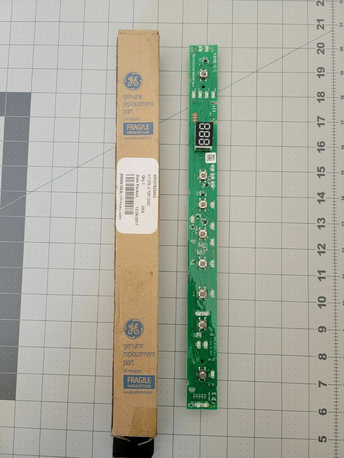 Genuine OEM WD21X23462 WD21X31902C WD21X3200 Dishwasher User Control ...