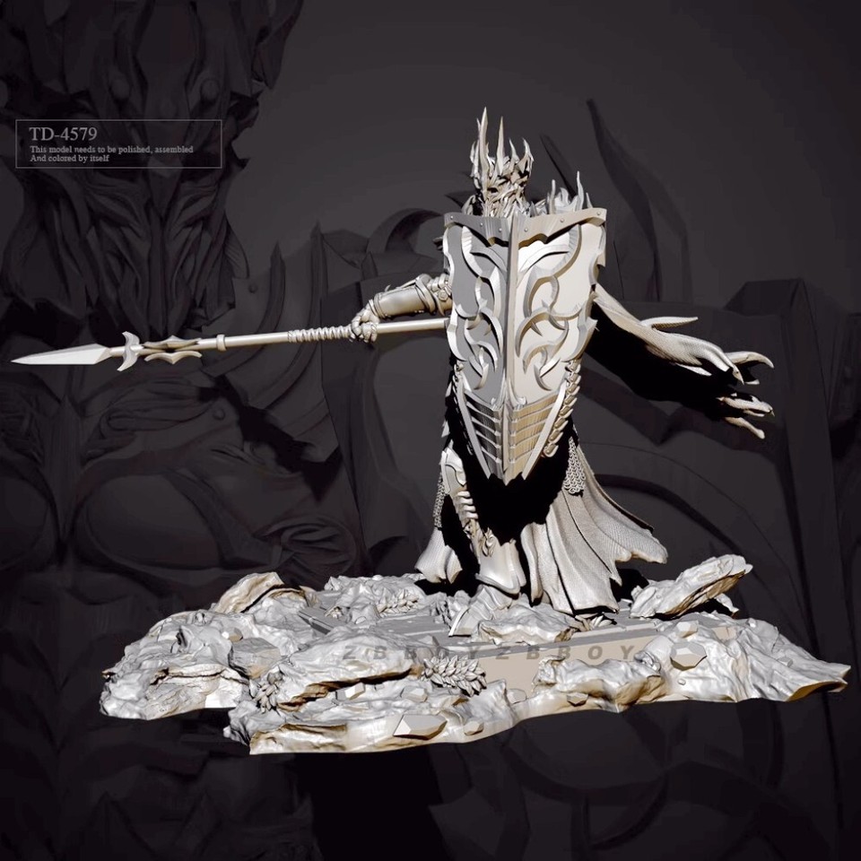 1/24 resin figure model kit Sauron's Demon God Unassembled Unpainted | eBay