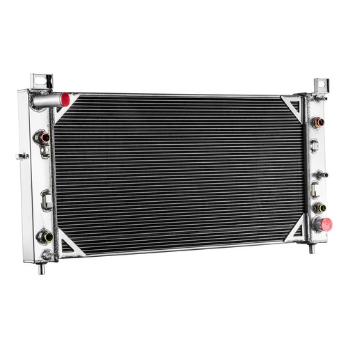 Aluminum 2-Row Radiator For 01 2002 Chevy Silverado GMC Sierra 2500 HD ...