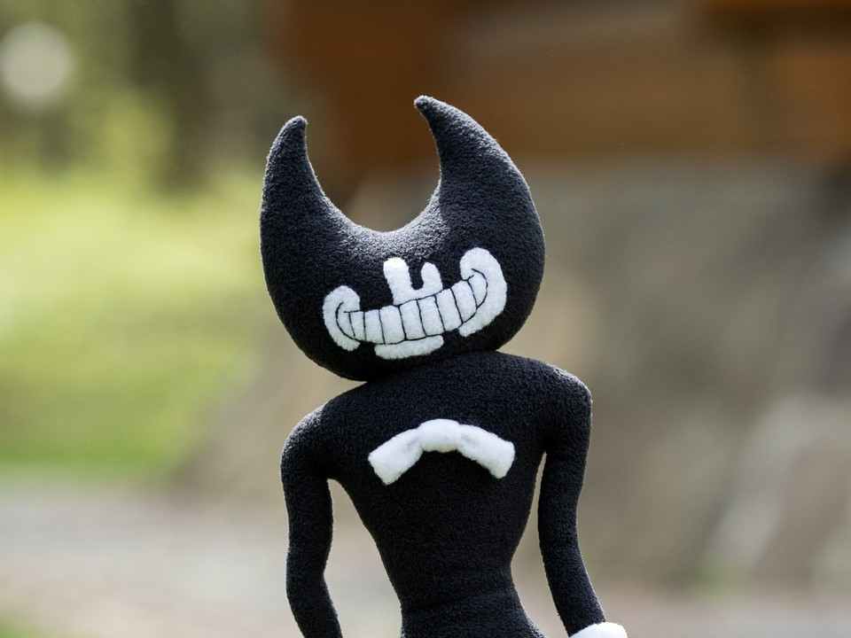Ink Demon Plush inspired by Bendy and the Ink Machine Handmade Soft Toy ...
