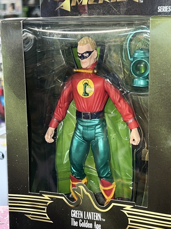 2009 DC Direct Justice Society Alan Scott JSA Golden Age Green Lantern ...
